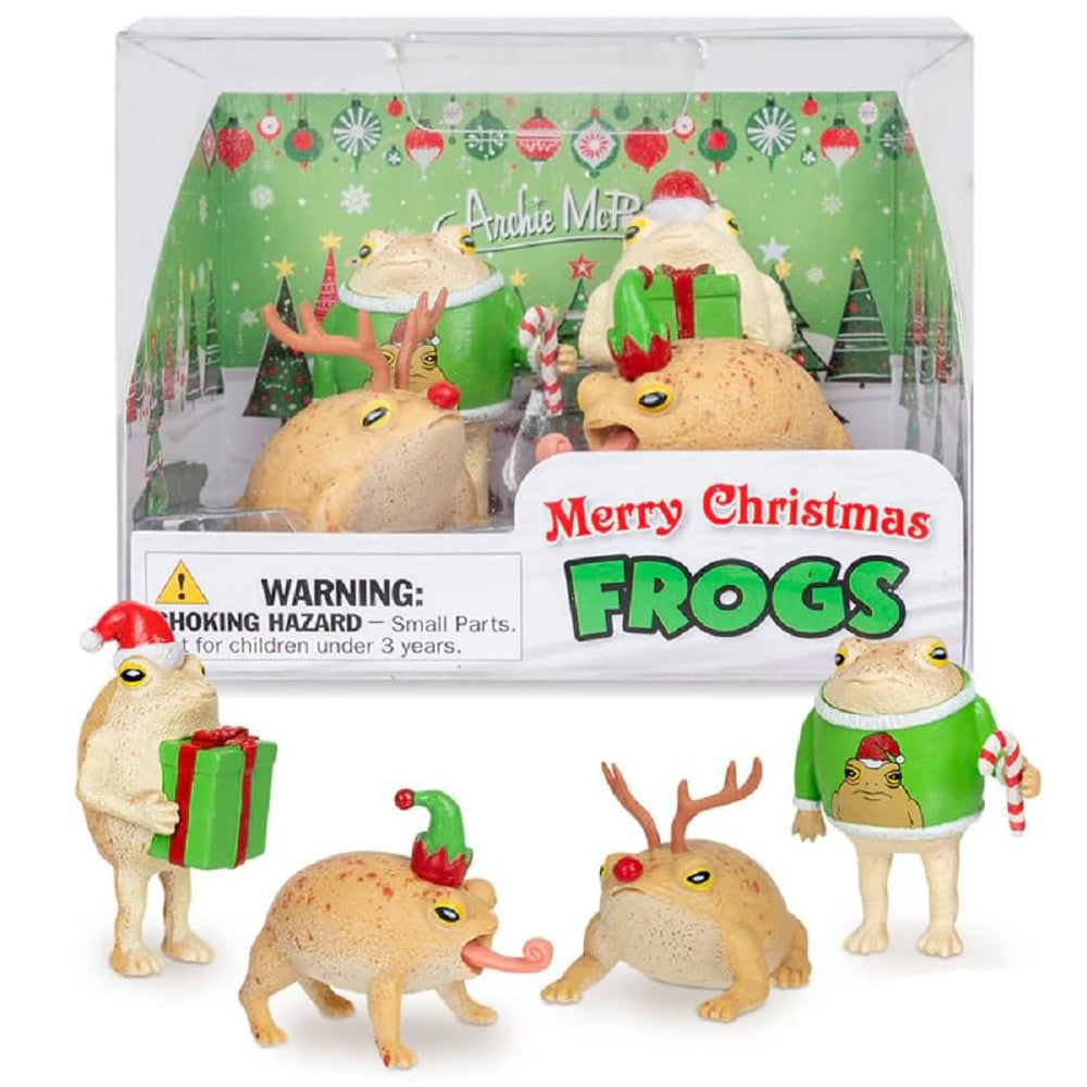 Christmas Frogs Set | Frog Holiday Decor | Off the Wagon Shop