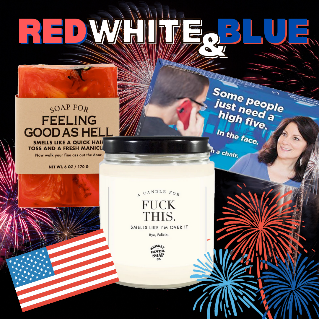 12 RED, WHITE, & BLUE Funny & Weird Gag Gifts! – Off the Wagon Shop
