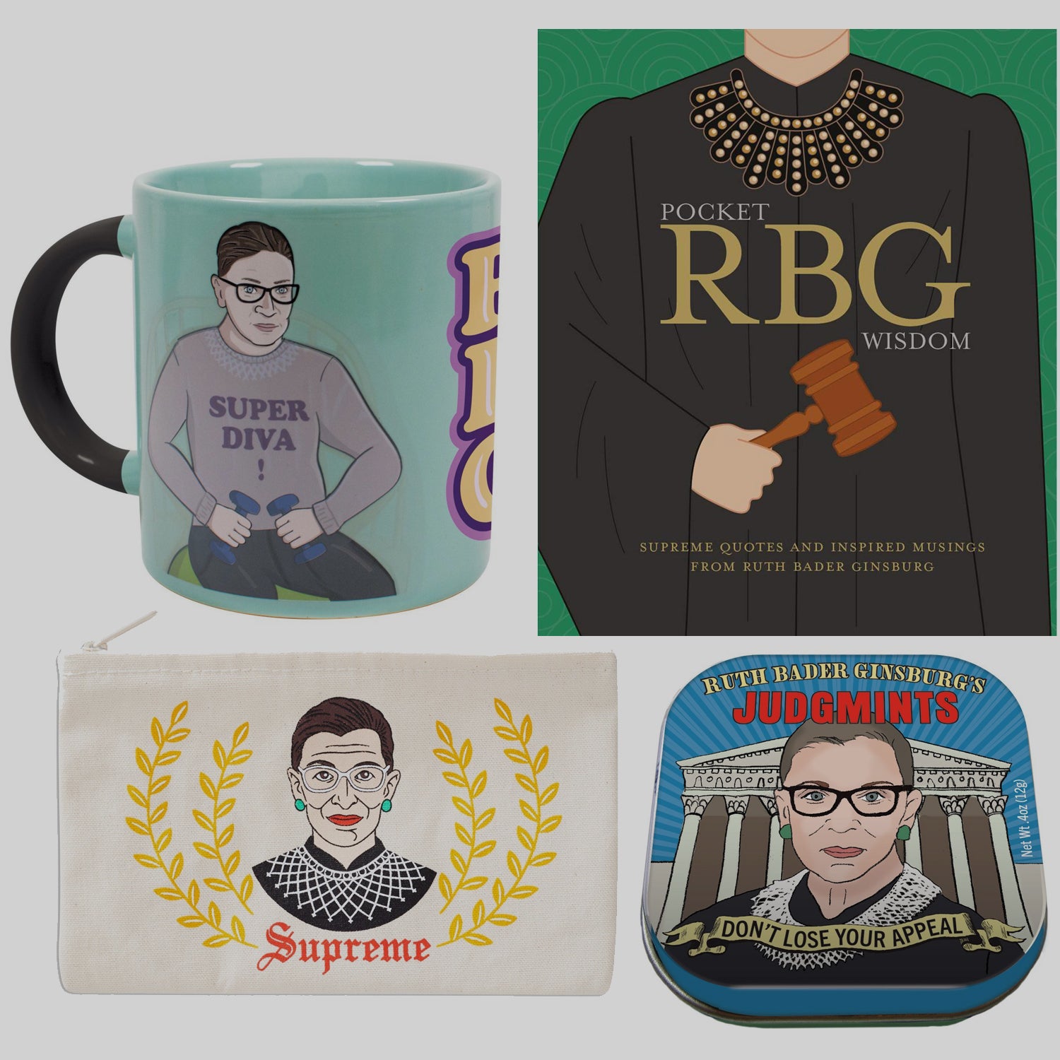 Ruth Bader Ginsburg Collection – Off the Wagon Shop