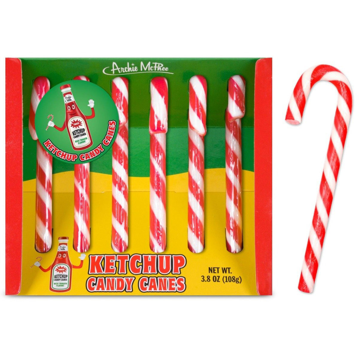 Ketchup Candy Canes - set of 6 – Off the Wagon Shop