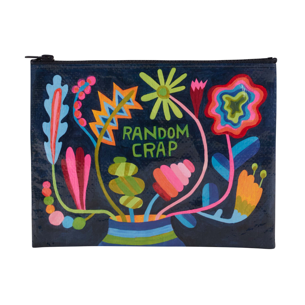 Random Crap Zipper Pouch – Off the Wagon Shop