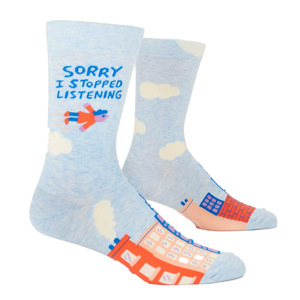 I Stopped Listening Men's Socks – Off the Wagon Shop