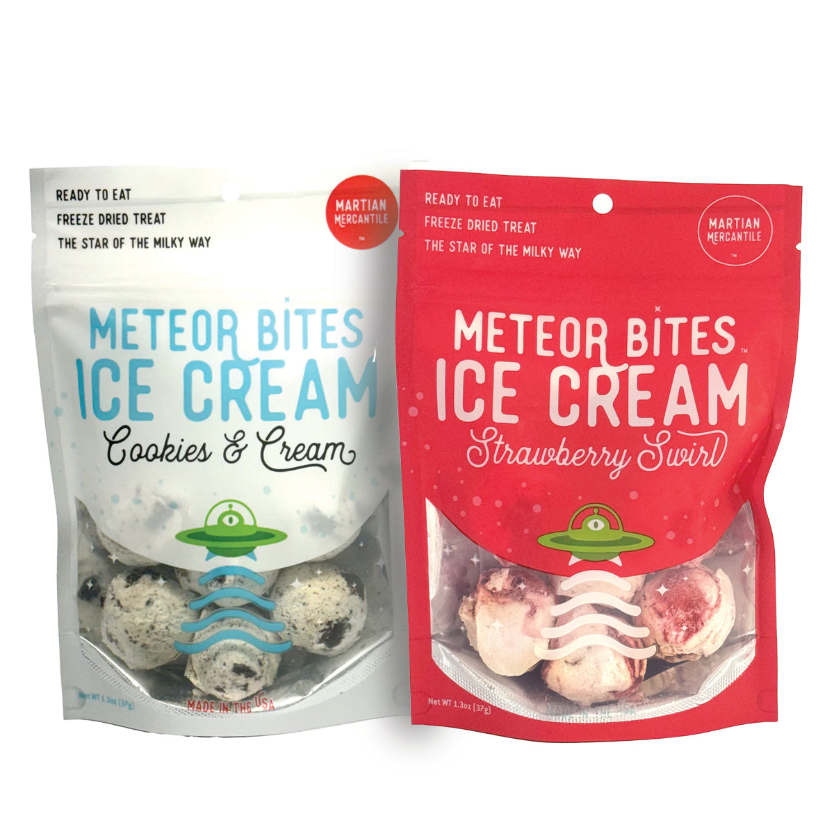 Meteor Bites Freeze Dried Ice Cream – Off the Wagon Shop