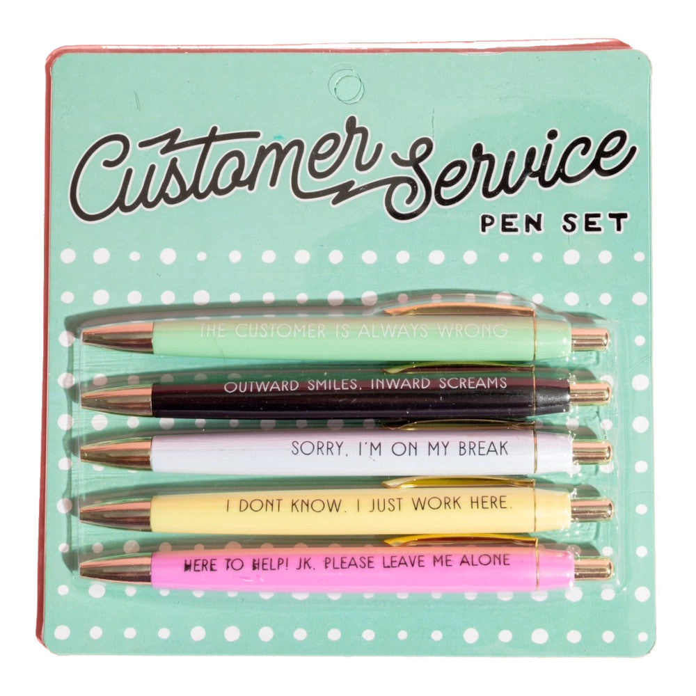 Customer Service Pen Set – Off the Wagon Shop