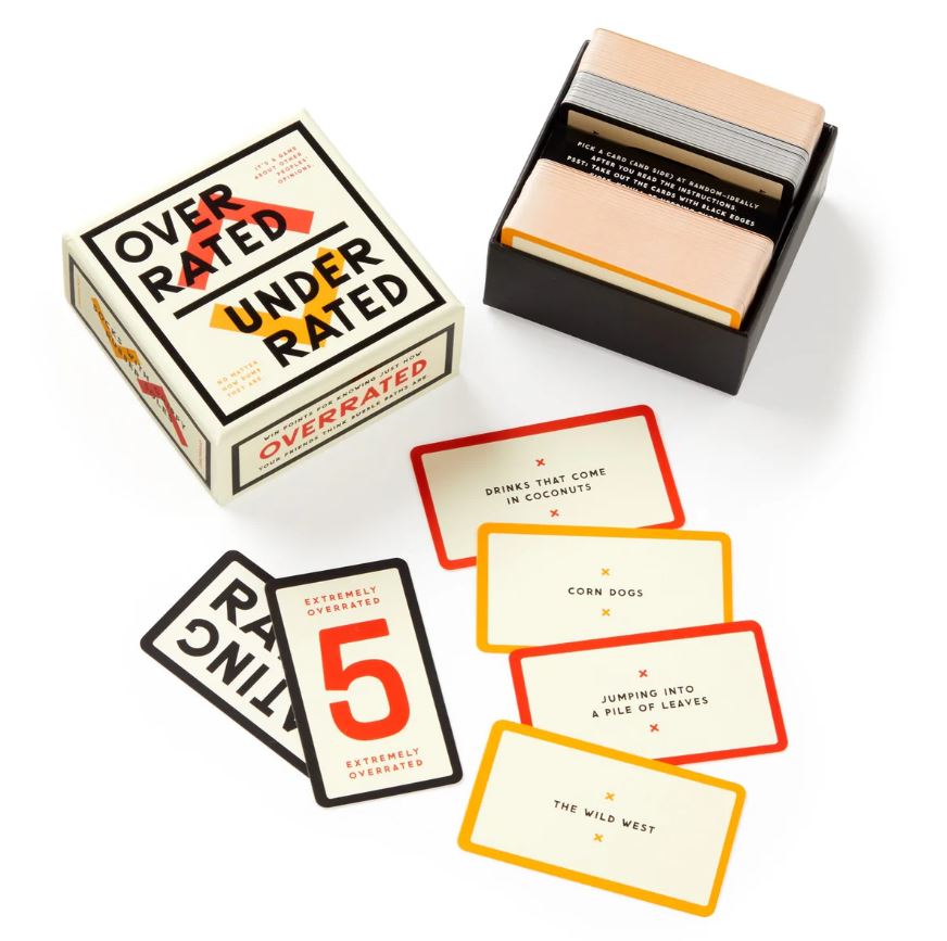 Over Rated Under Rated Game – Off the Wagon Shop