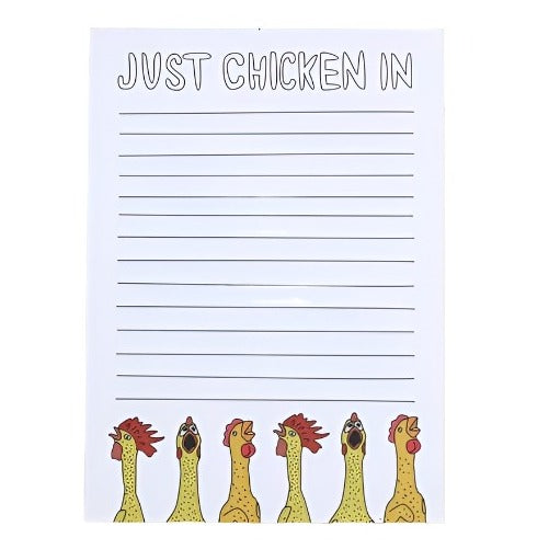 Just Chicken In Notepad – Off the Wagon Shop