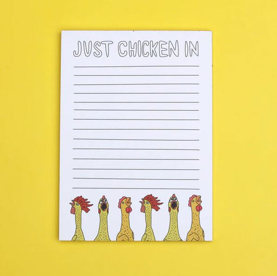 Just Chicken In Notepad – Off the Wagon Shop