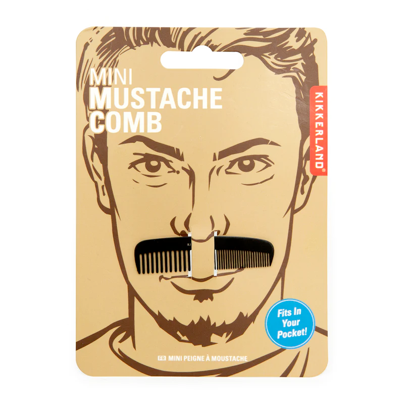 Mini Mustache Comb – Off the Wagon Shop