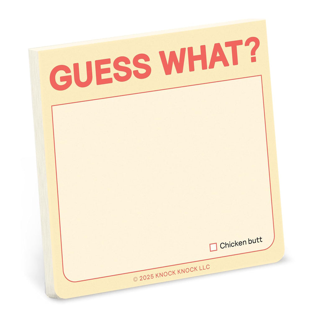 Guess What? Sticky Note – Off the Wagon Shop