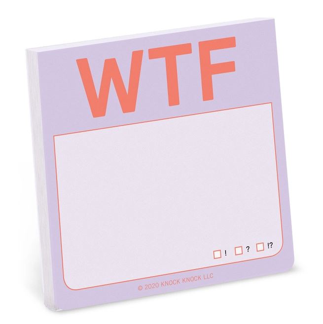 Quippy Sticky Note Pad (pastel) – Off the Wagon Shop