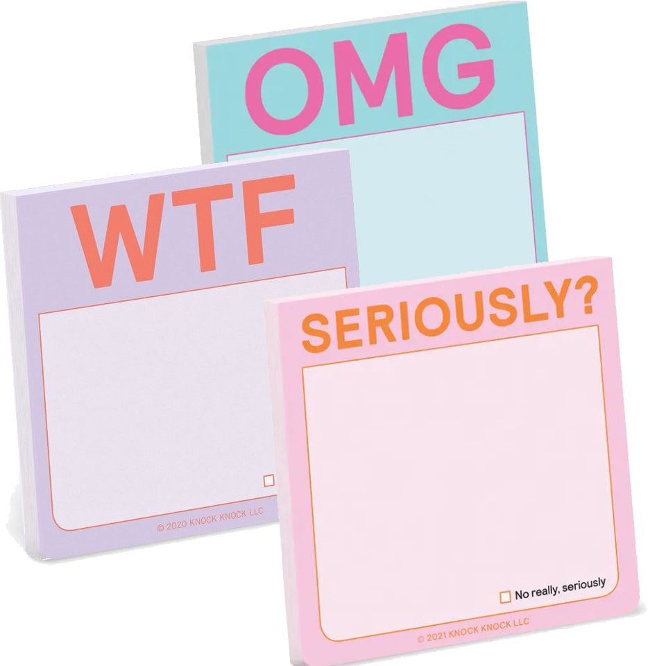 Quippy Sticky Note Pad (pastel) – Off the Wagon Shop