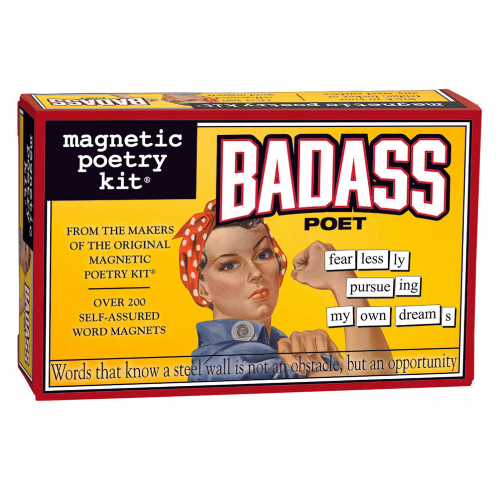 Magnetic Poetry: Badass Poet Edition | Funny Fridge Magnets | Off the ...