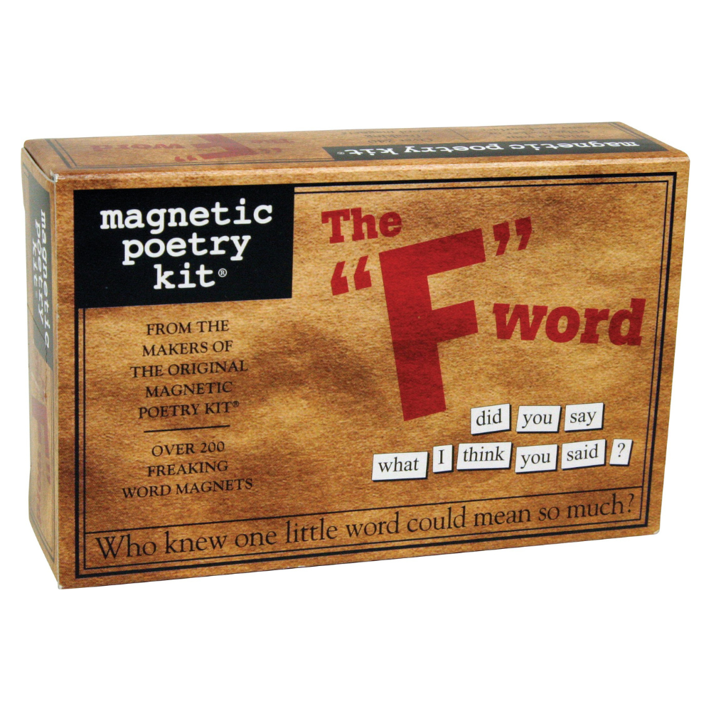 The "F" Word Magnetic Poetry Kit – Off the Wagon Shop