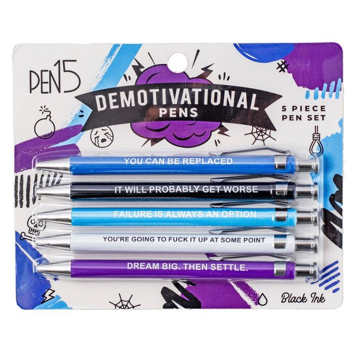 Demotivational Pens – Off the Wagon Shop