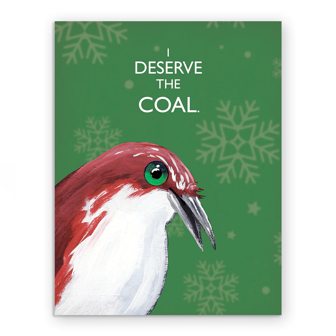 Coal Christmas Card – Off the Wagon Shop