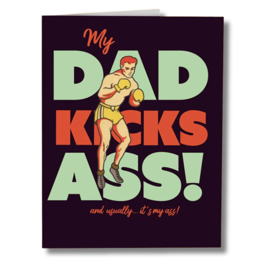 Kick Ass Dad Card – Off the Wagon Shop