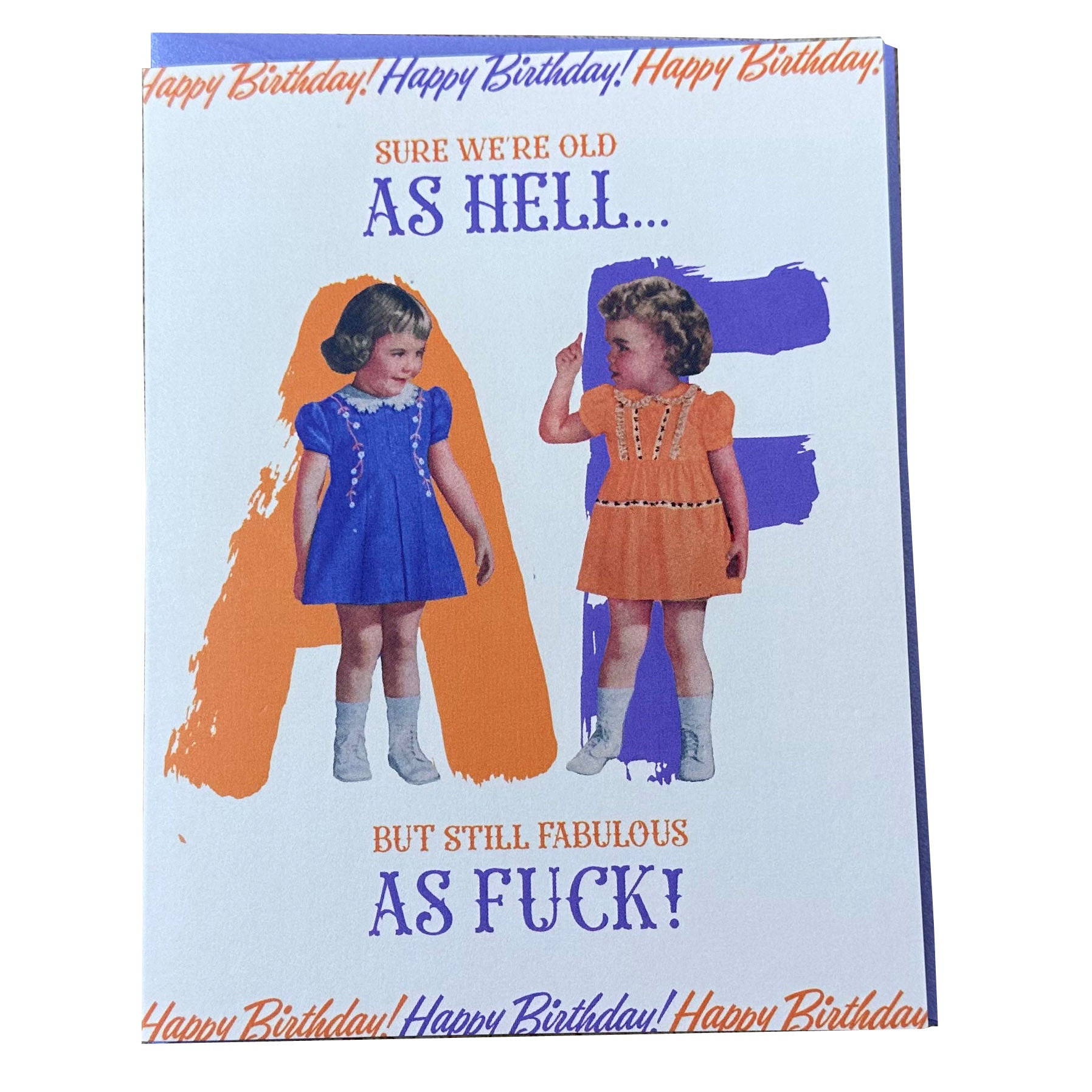 Old as Hell and Fabulous AF Birthday Card – Off the Wagon Shop