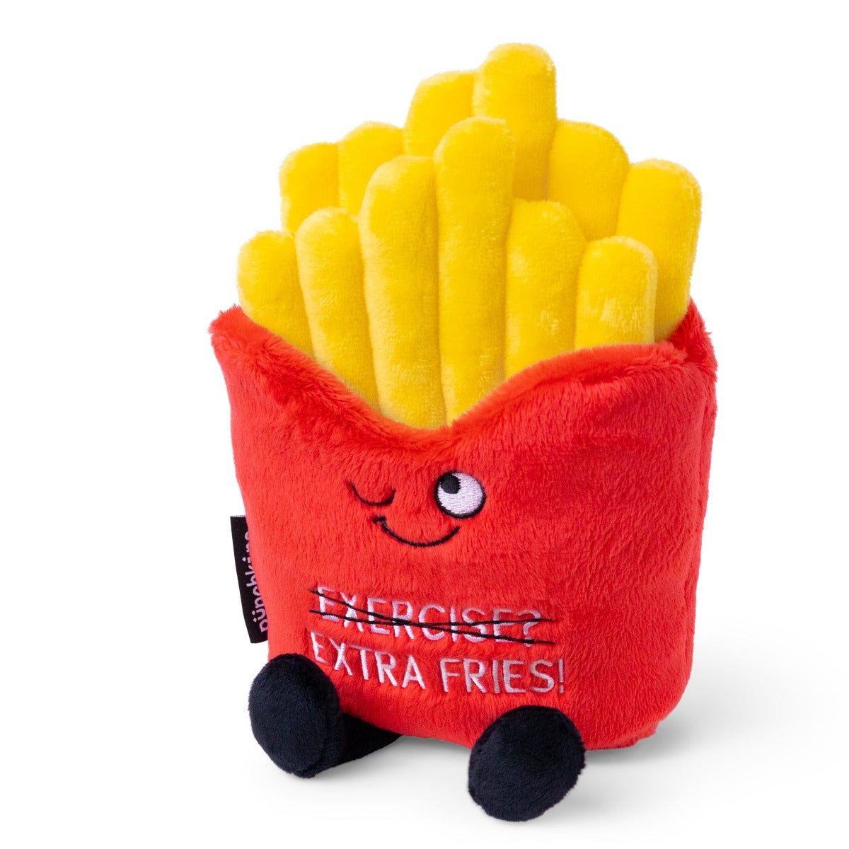 Exercise? Extra Fries Plushie – Off the Wagon Shop