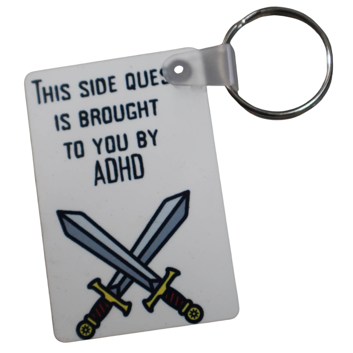 This Side Quest Is Brought To You By Adhd Keychain – Off the Wagon Shop