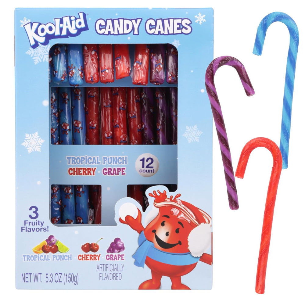 Kool-Aid Flavored Candy Canes – Off the Wagon Shop