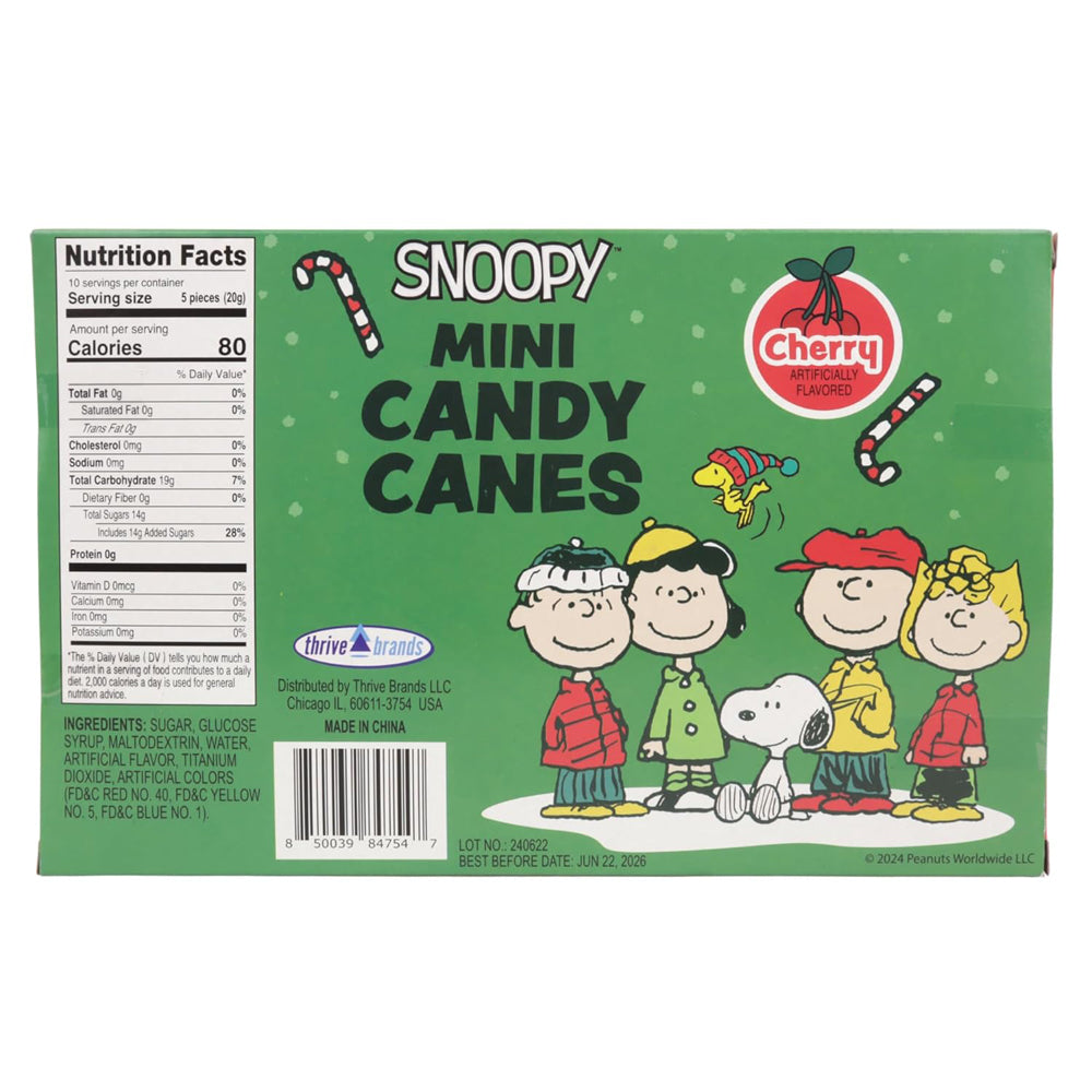 Peanuts Mini Snoopy Candy Canes - 50 count – Off the Wagon Shop