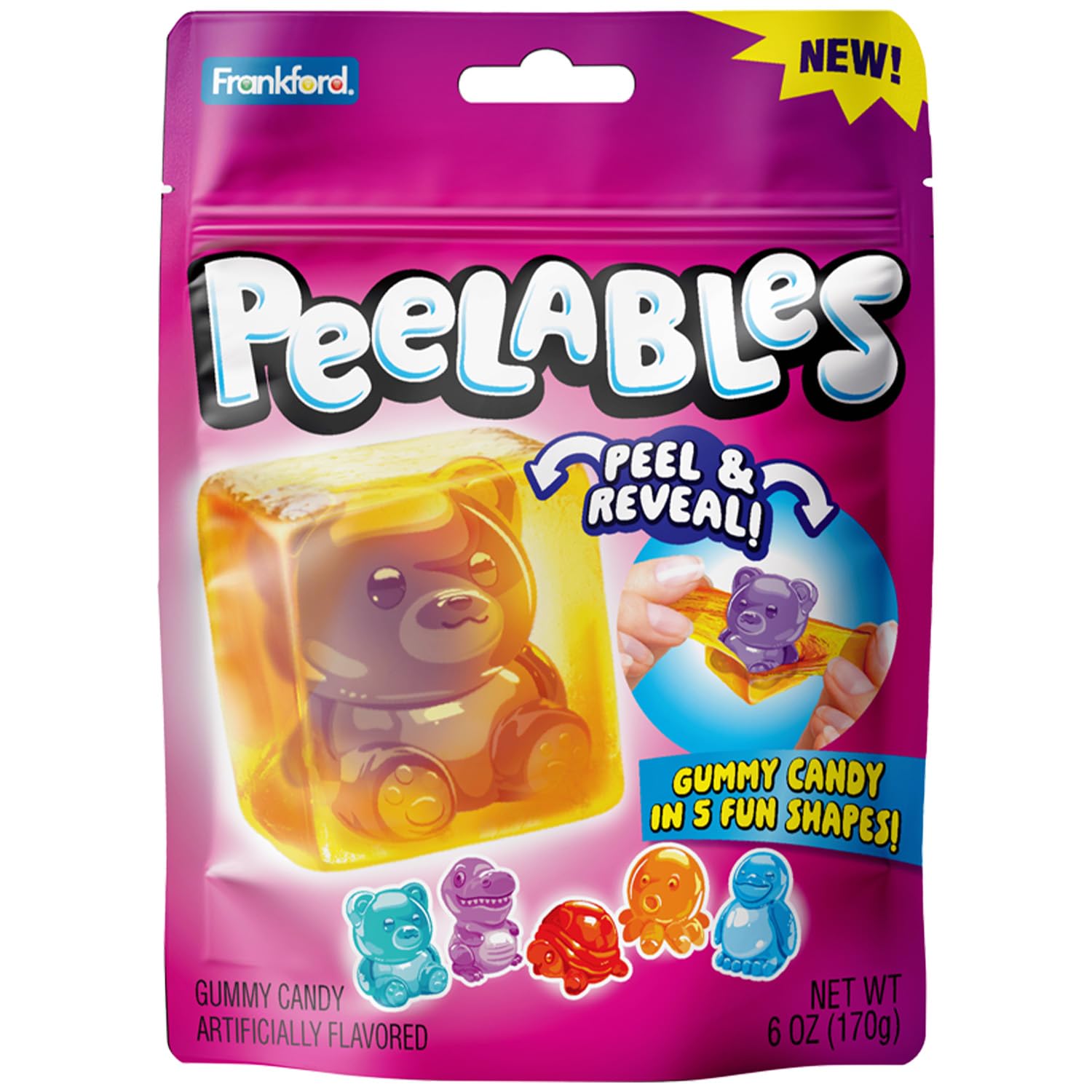 Peelables Peel & Reveal Gummies Bag - Fun Shapes – Off the Wagon Shop