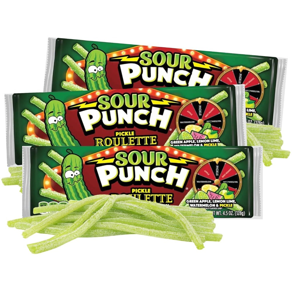 Sour Punch Straws- Pickle Roulette – Off the Wagon Shop