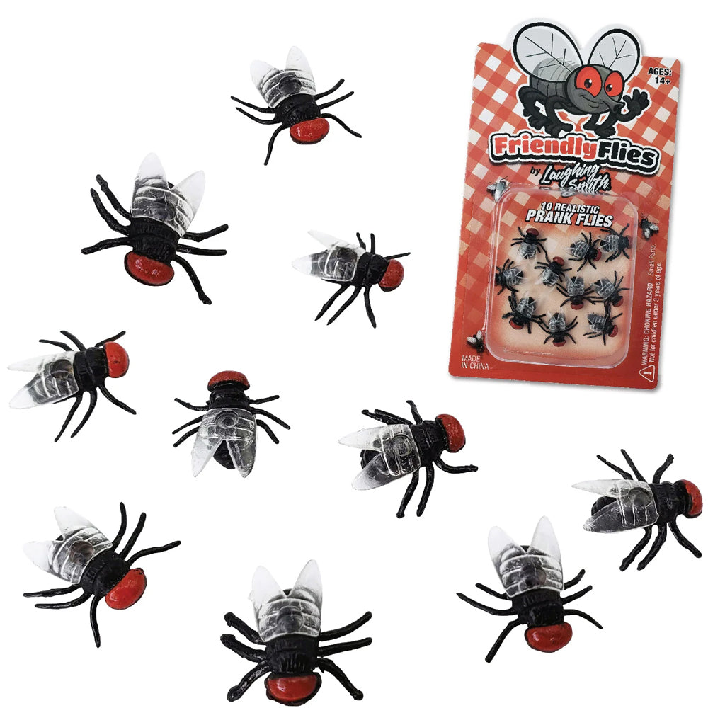 Realistic Little Fake Flys x 10 – Off the Wagon Shop