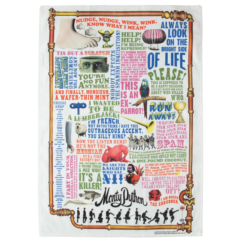 Monty Python Dish Towel – Off the Wagon Shop