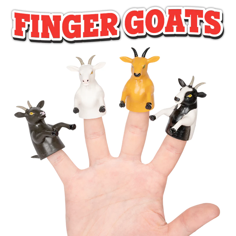 Finger Goats | Miniature Goat Finger Puppets | Off the Wagon Shop