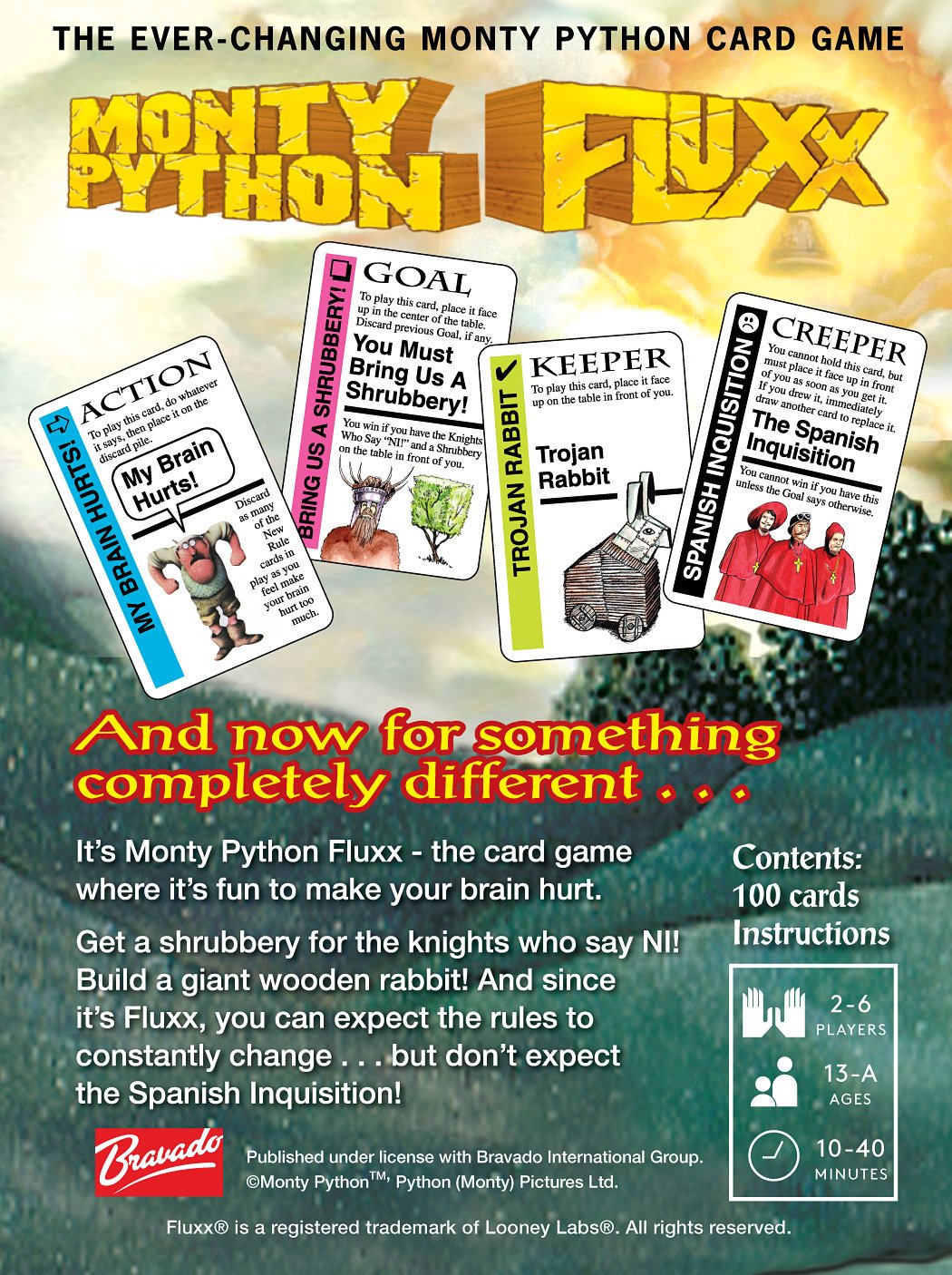 Monty Python Fluxx Game – Off the Wagon Shop