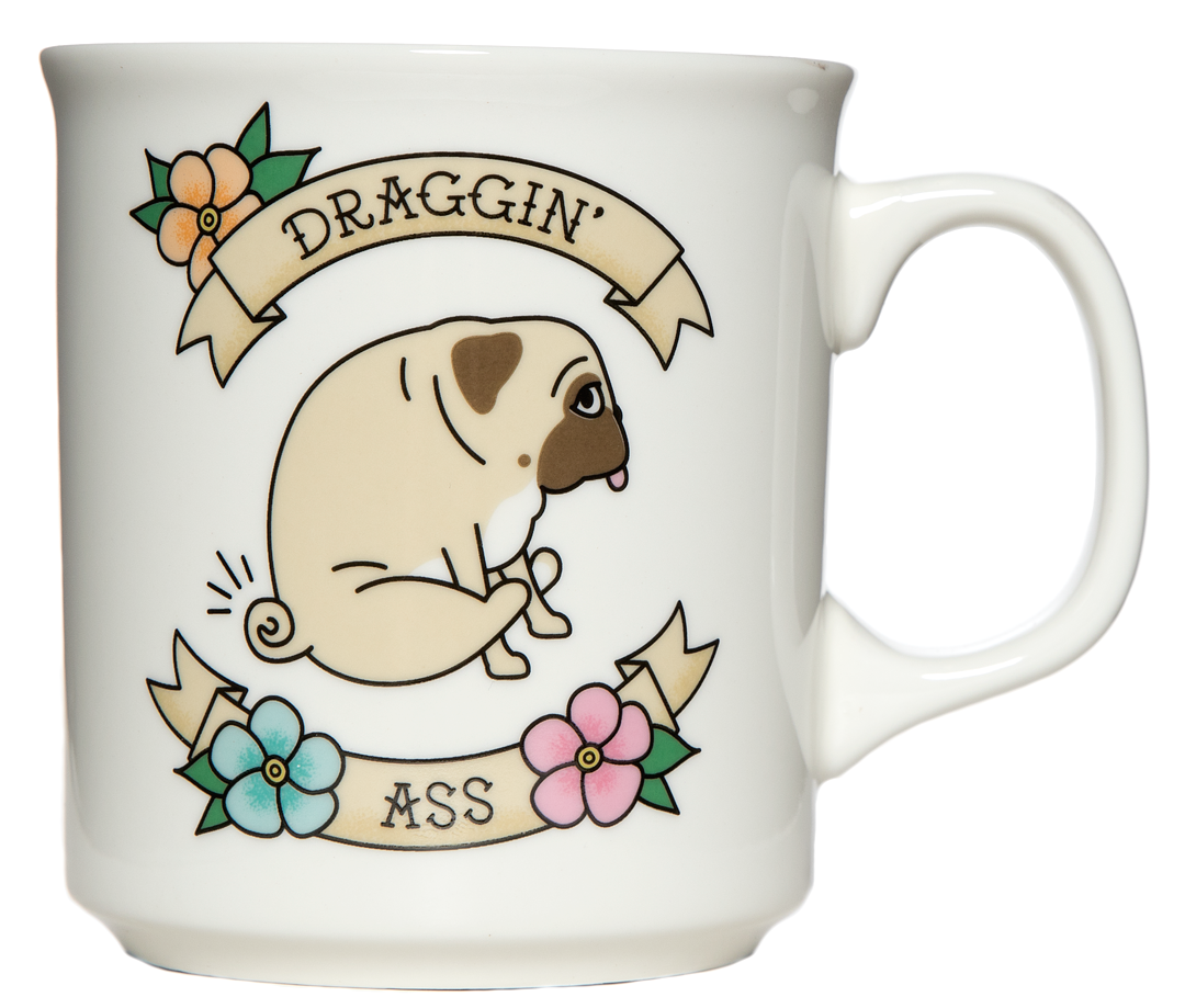 Draggin' Ass Mug – Off the Wagon Shop