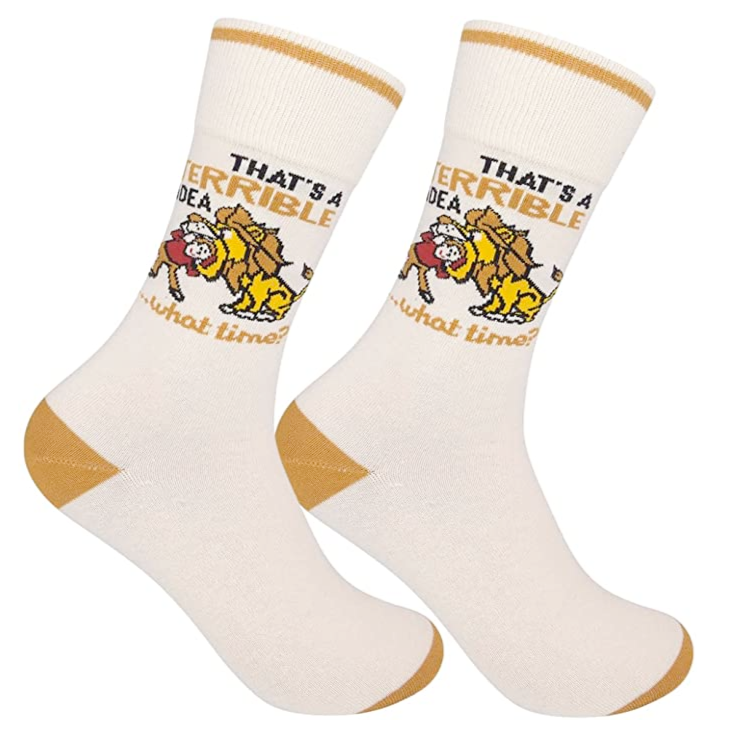That's A Terrible Idea, What Time? Socks- – Off the Wagon Shop