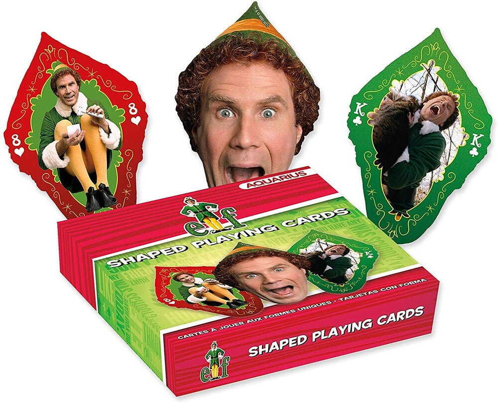 Christmas Themed Cards Aquarius Elf Playing Cards - 52 Card Deck With ...