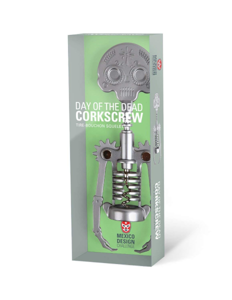 Day of the Dead Skull Corkscrew – Off the Wagon Shop