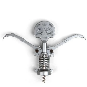 Day of the Dead Skull Corkscrew – Off the Wagon Shop