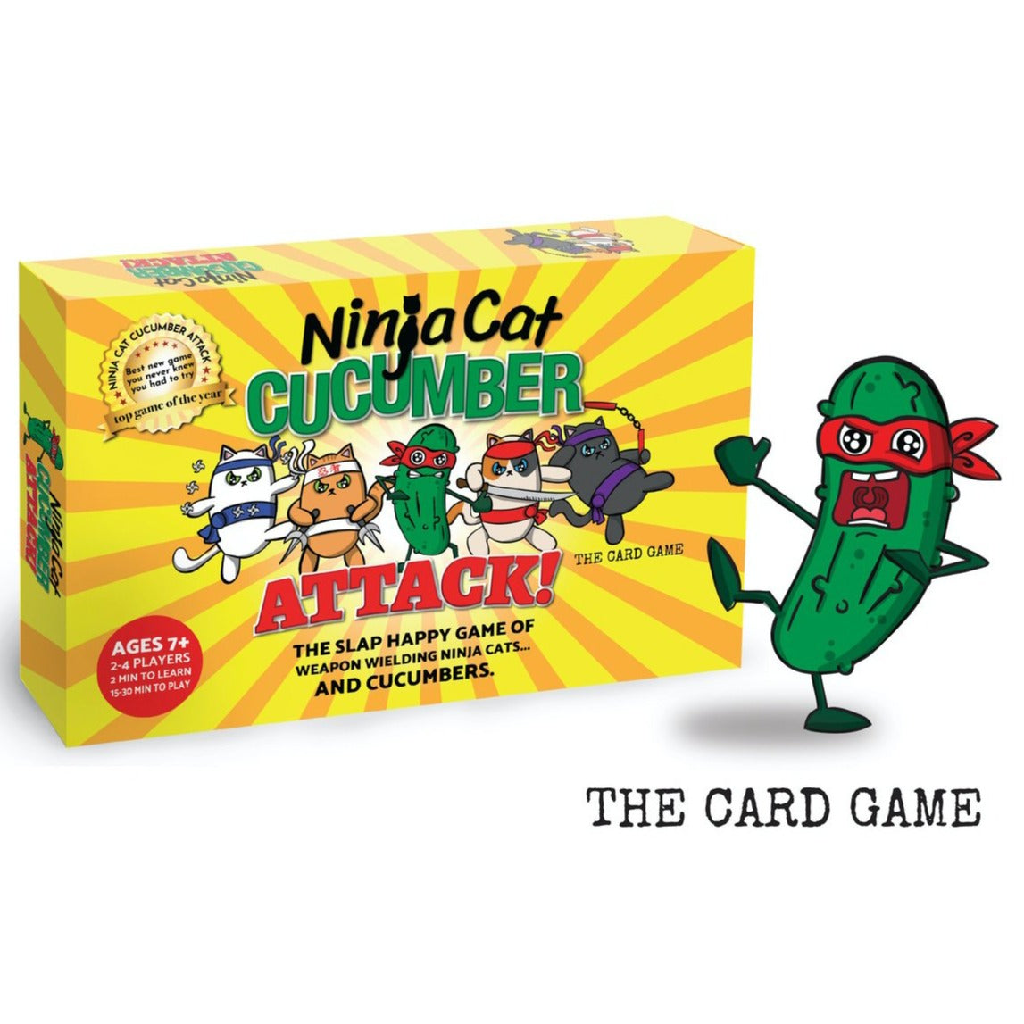 Ninja Cat Cucumber Attack | Ninja Kitty Card Game | Off the Wagon Shop