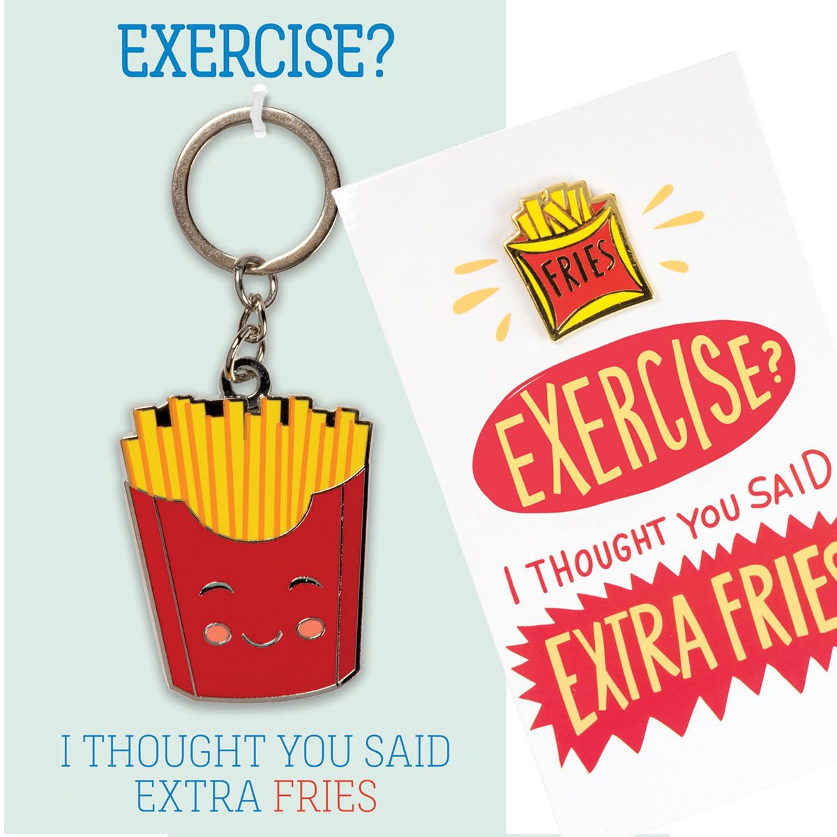 Exercise? I thought you said Extra Fries. – Off the Wagon Shop