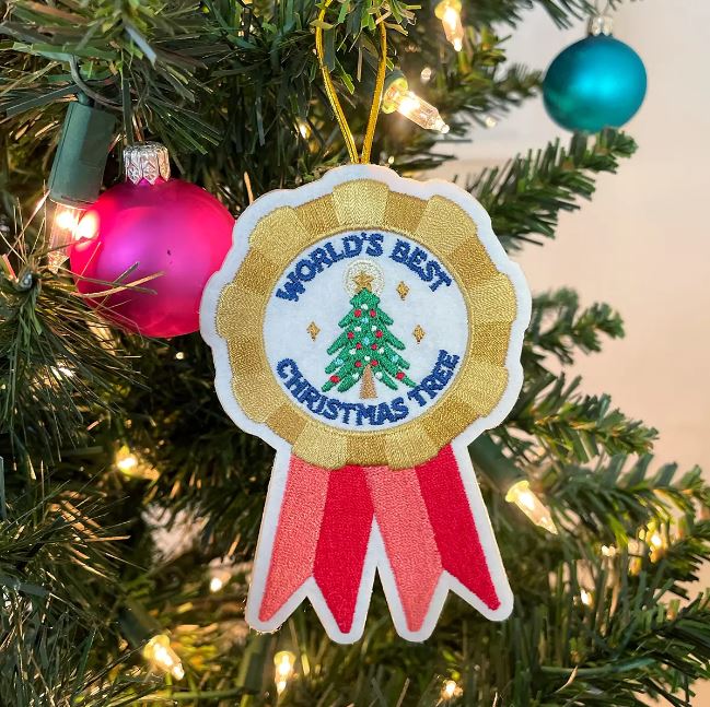 World's Best Christmas Tree - Award Ornament – Off the Wagon Shop