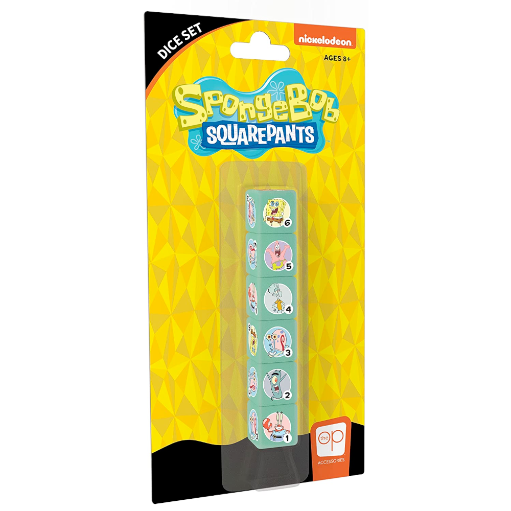 Spongebob Dice – Off the Wagon Shop